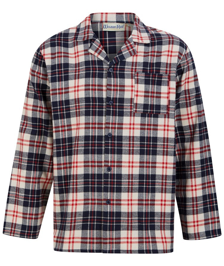 Checked Brushed Woven Tailored Pyjama Set WR88821 – Walker Reid
